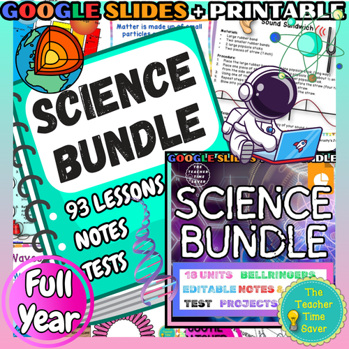 Science Mega Bundle | Earth Space Biology Physical Science | Printable ...