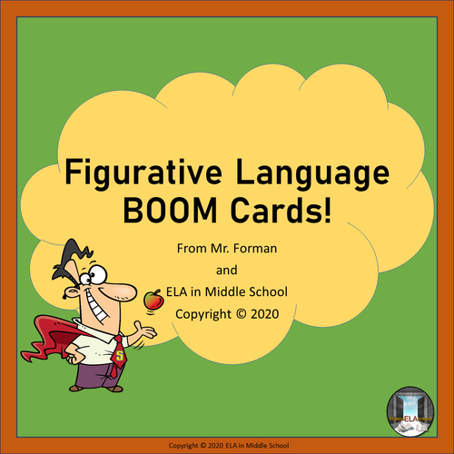 Figurative Language BOOM! Cards - Amped Up Learning