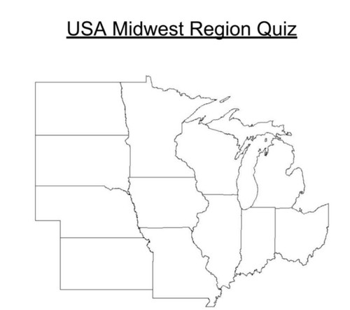 USA Midwest Region Quiz - Amped Up Learning