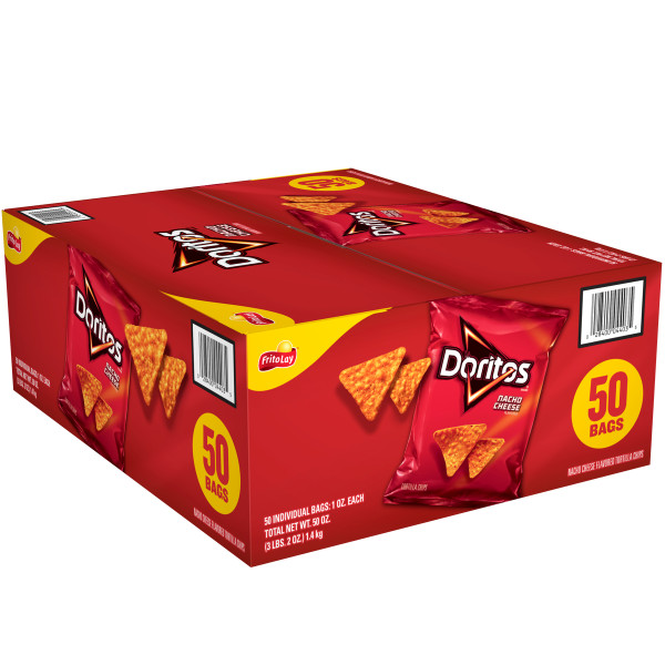 Doritos Nacho Cheese Chips 50 ct - Sun Wholesale, Inc.