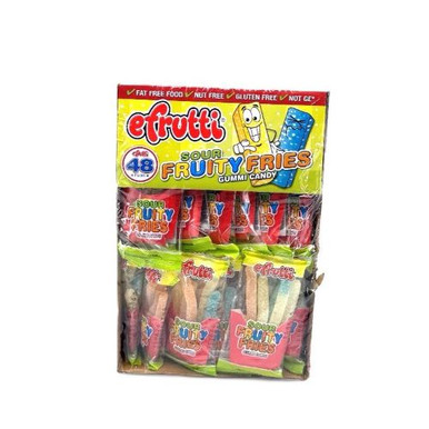 E-Frutti Gummi Sour Fruity Fries 48 ct - Sun Wholesale, Inc.
