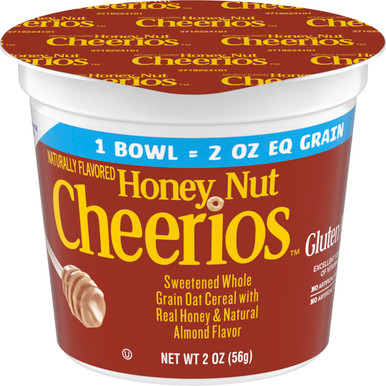 General Mills Honey Nut Cheerios Cereal Cup 6 ct - Sun Wholesale, Inc.