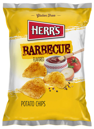 Herr's BBQ Chips 42 ct - Sun Wholesale, Inc.