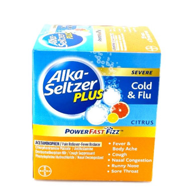 Alka Seltzer Plus Cold 30/2 PK - Sun Wholesale, Inc.