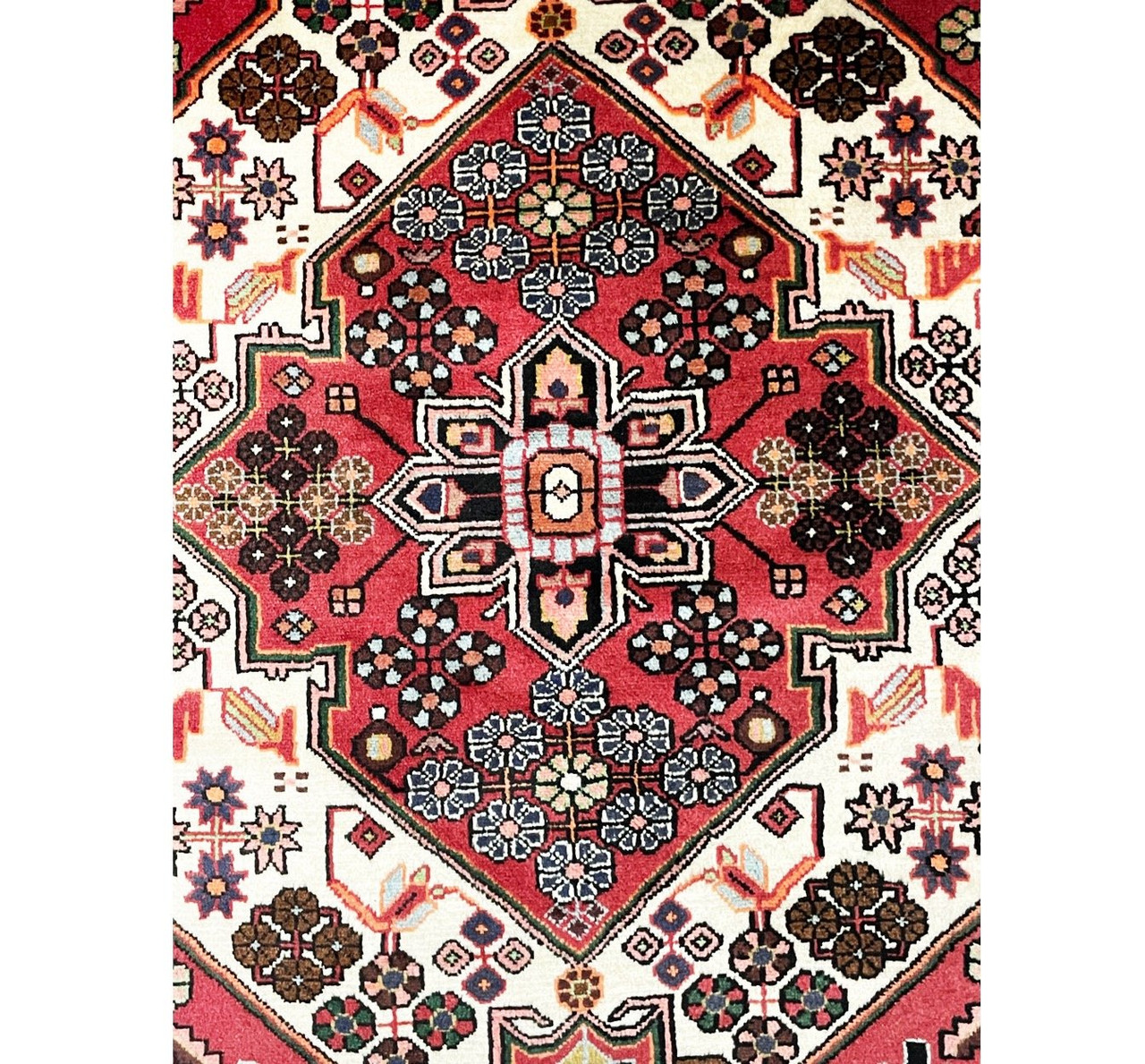 3'5" x 4'6" Geometric Persian Shahsavan Rug - Rugs.net
