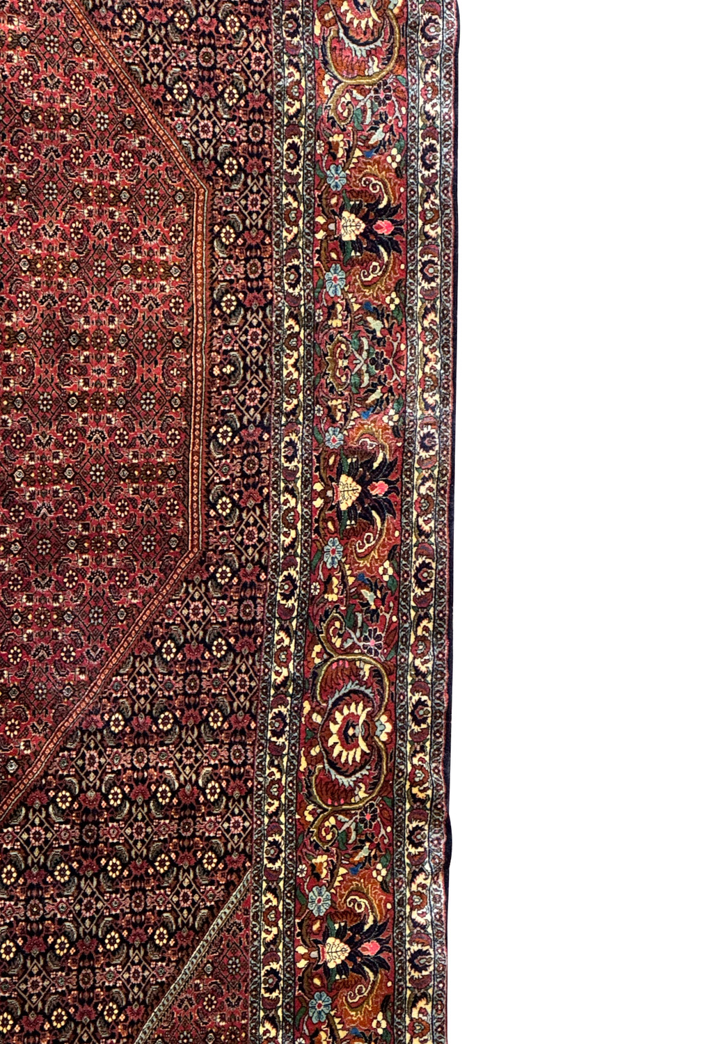9'8 x 12'6 Persian Bijar Rug – Authentic Hand-Knotted Woolen ...