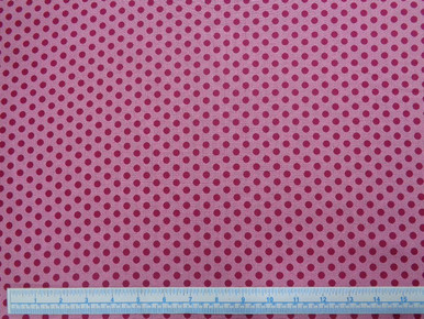 Dots in Maroon - Sew Many Stitches