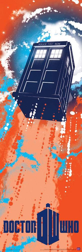 Doctor Who: TARDIS Taking Off Slim Style Poster - 11.75" X 36" - Doctor ...