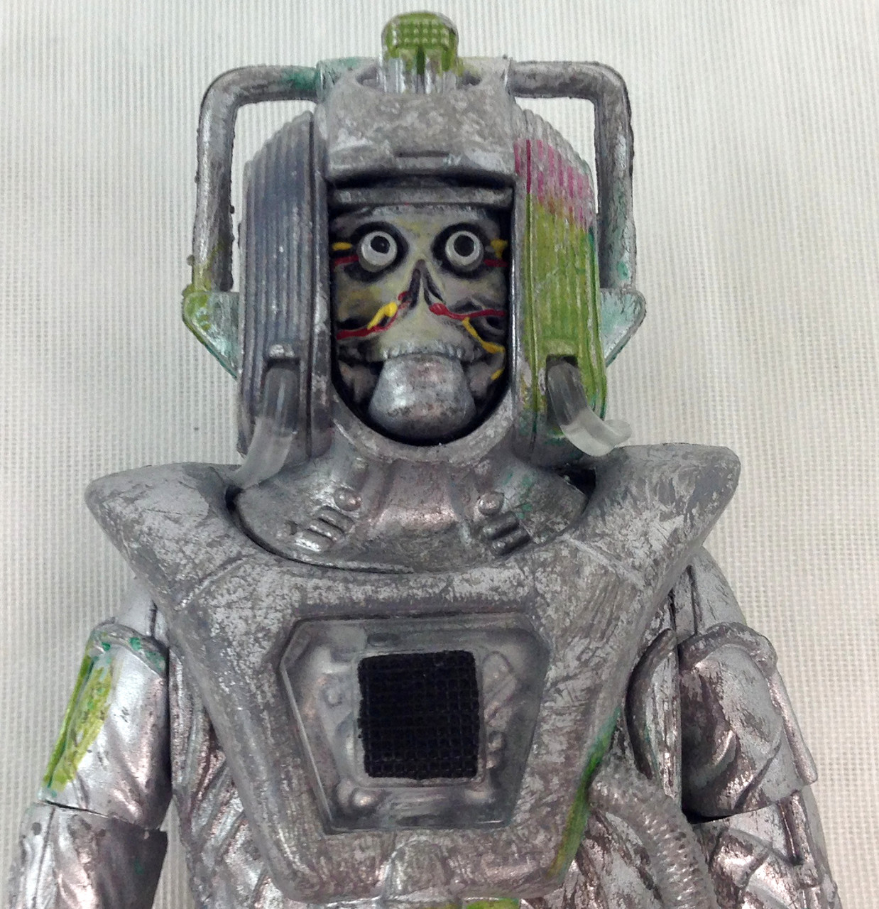 Doctor Who Action Figure - ROGUE CYBERMAN (Faceplate and Cybergun ...