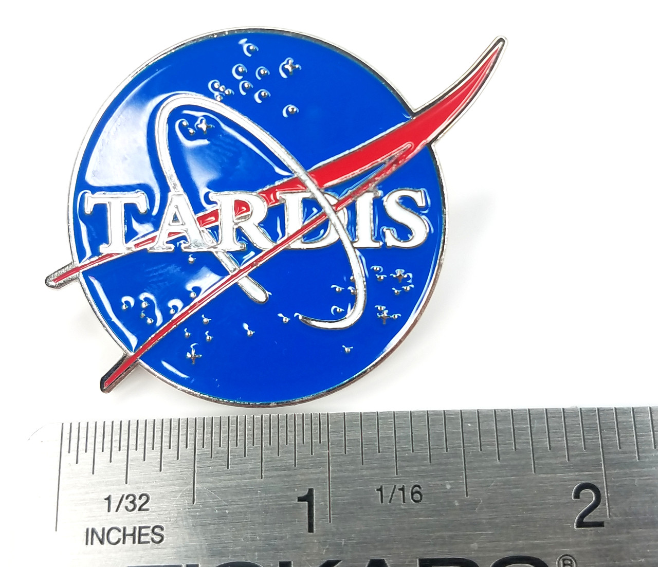 Doctor Who Exclusive Lapel Pin - NASA TARDIS Logo - Doctor Who Store