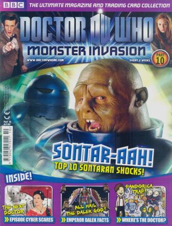 Doctor Who Monster Invasion Magazine Issue #10 (Complete with Sealed ...
