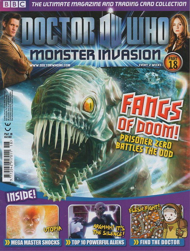 Doctor Who Monster Invasion Magazine Issue #18 (Complete with Sealed ...