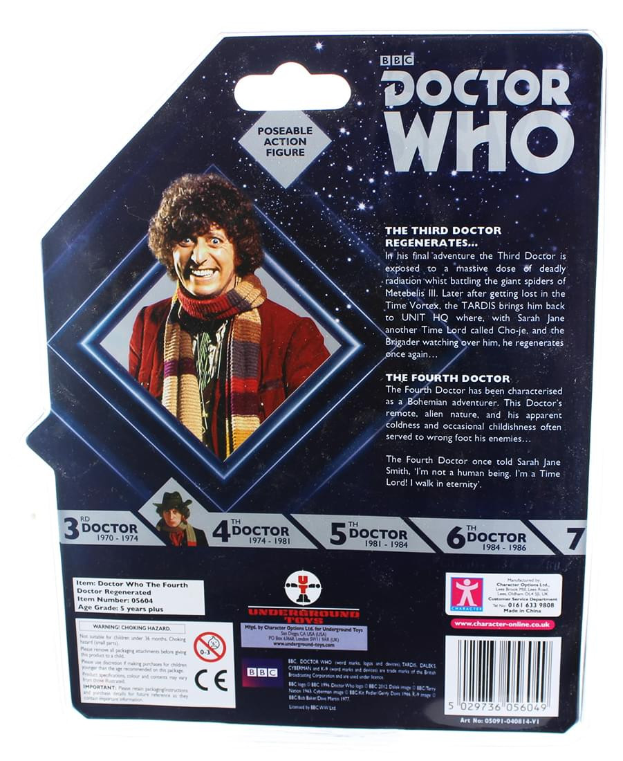 Doctor Who: FOURTH DOCTOR (Tom Baker) Regeneration (In Third Doctor's ...