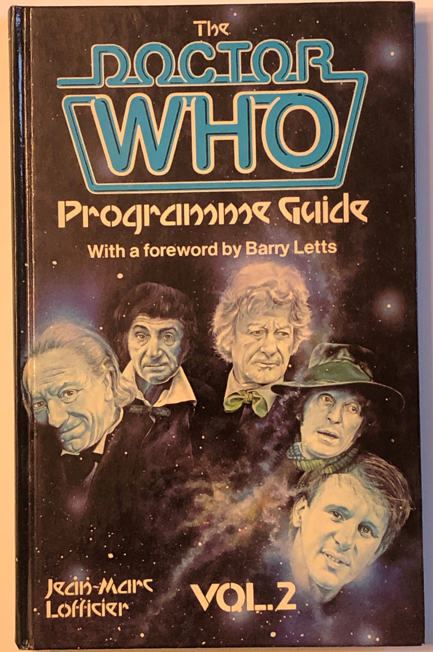 Doctor Who PROGRAMME GUIDE Volume #2 - Original W.H. ALLEN HARDCOVER ...