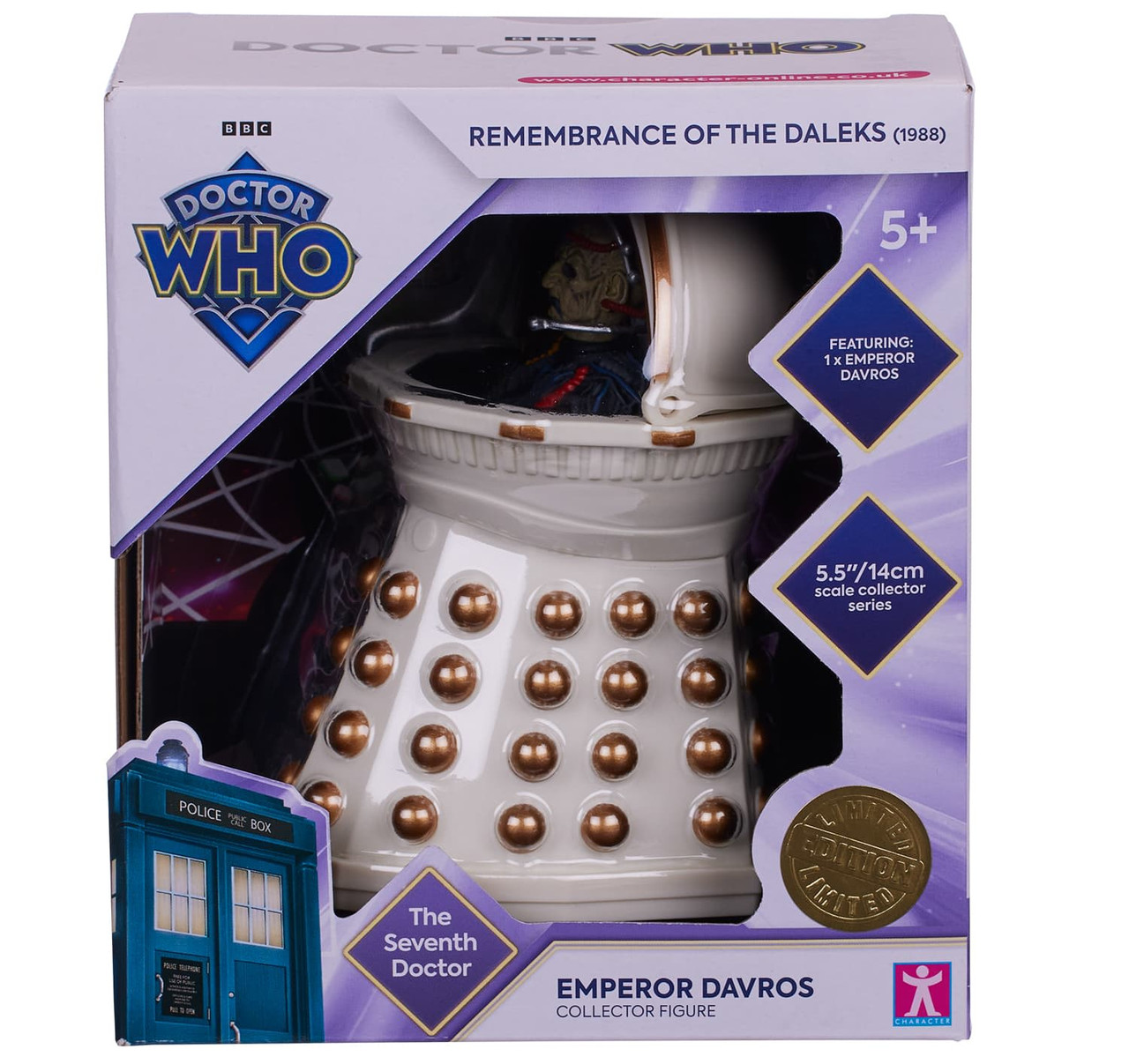 DOCTOR WHO EMPEROR DAVROS from 'REMEMBRANCE of the DALEKS' - B&M Store ...