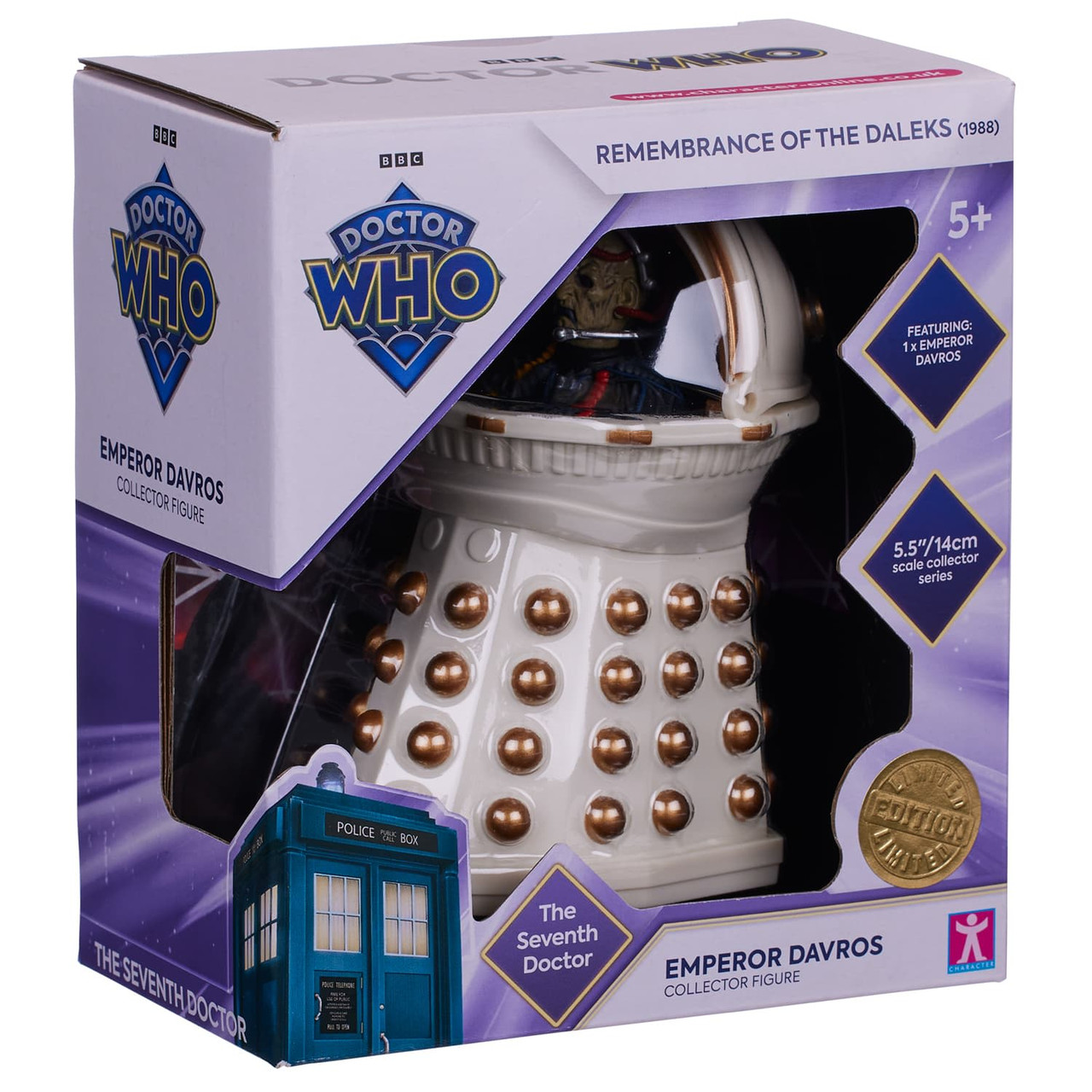DOCTOR WHO EMPEROR DAVROS from 'REMEMBRANCE of the DALEKS' - B&M Store ...
