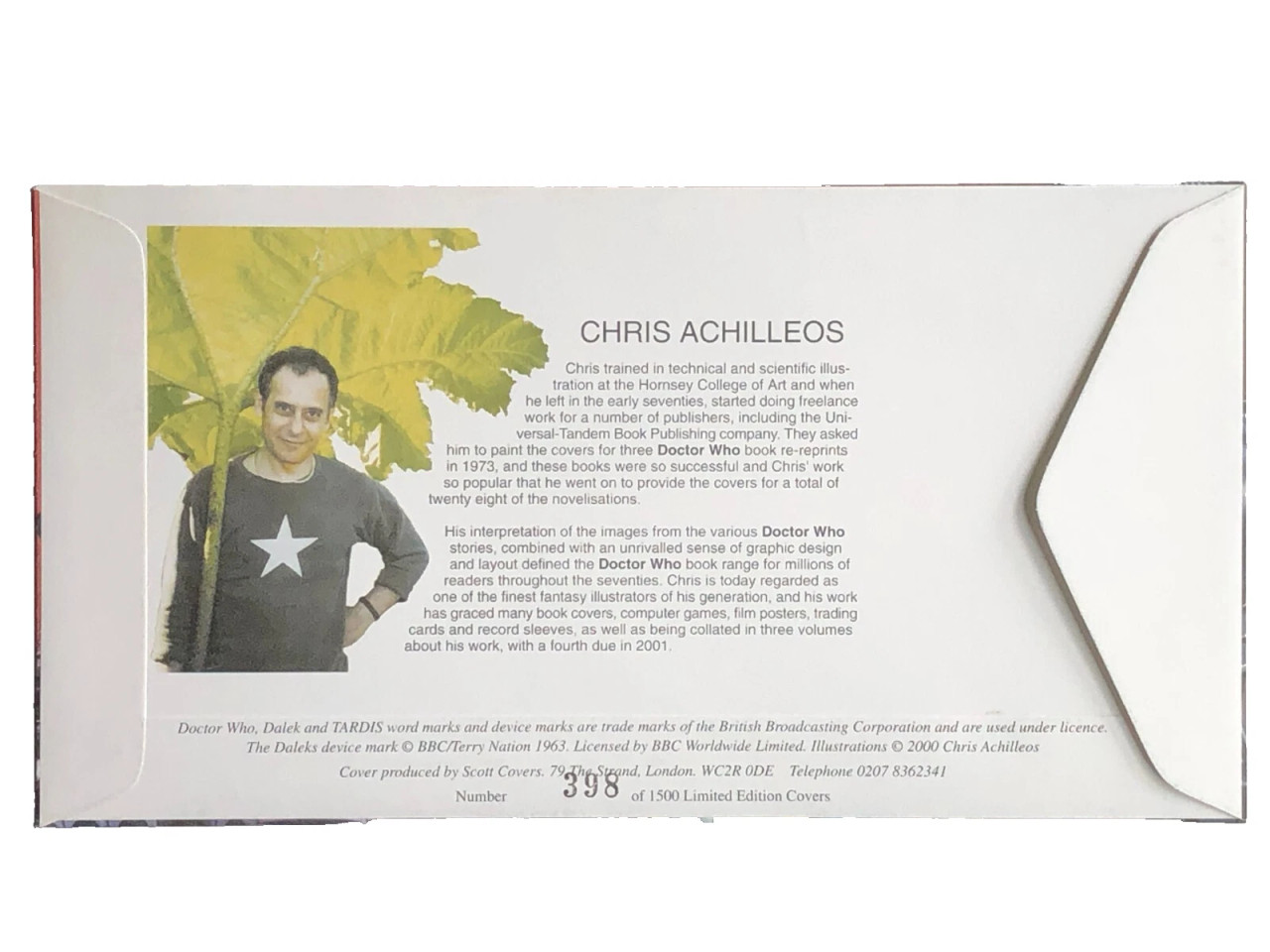 Doctor Who - TOM BAKER & CHRIS ACHILLEOS - Genuine Autographed UK ...