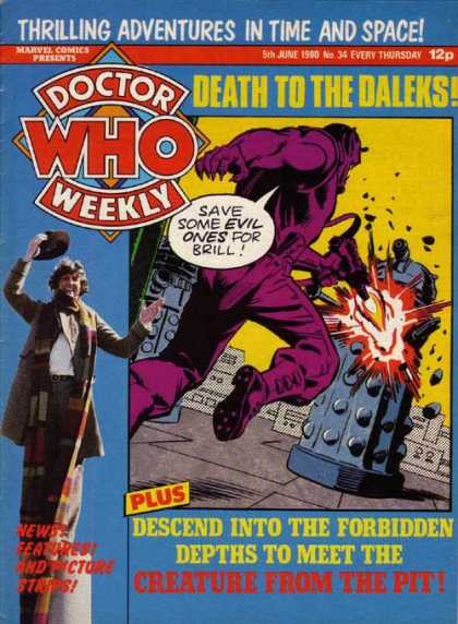 Doctor Who Weekly Magazine #34 - Doctor Who Store