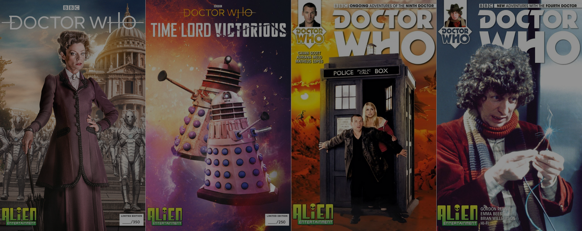 THE LARGEST SELECTION OF DOCTOR WHO MERCHANDISE IN NORTH AMERICA