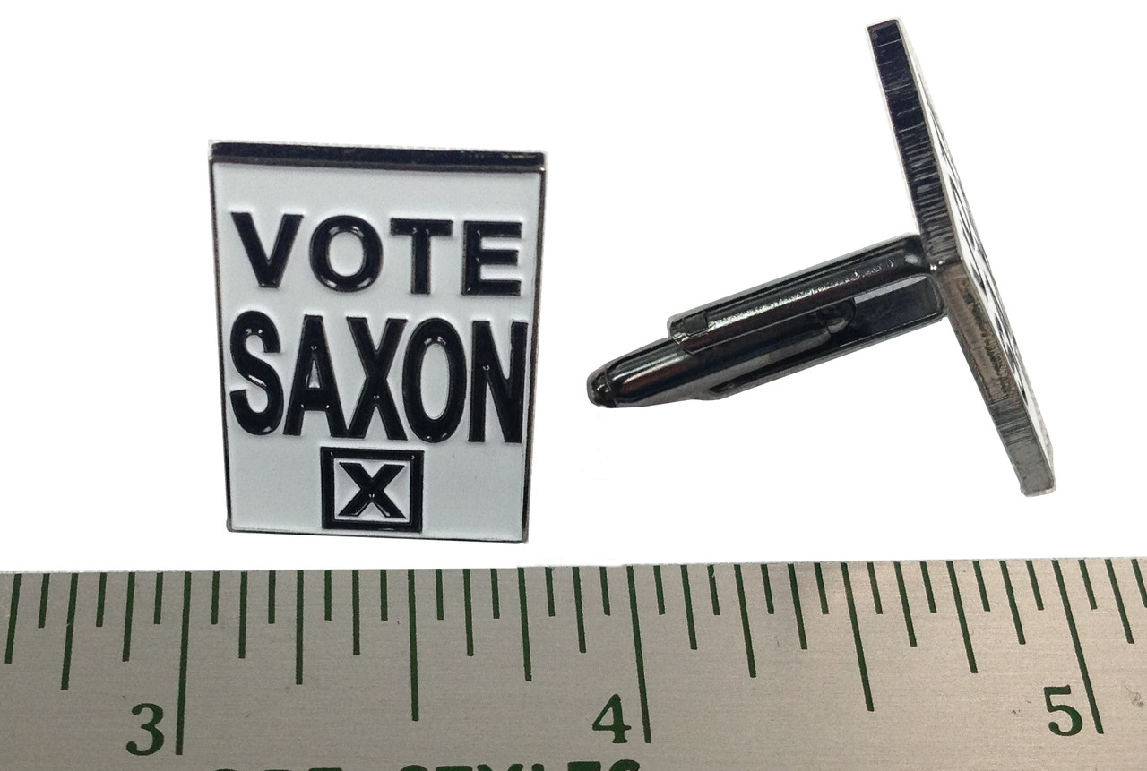Doctor Who Cufflinks - VOTE SAXON - Doctor Who Store