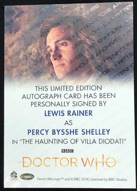 Doctor Who: Series 11 & 12 Autograph Trading Card - LEWIS RAINER as ...