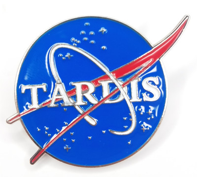 Doctor Who Exclusive Lapel Pin - NASA TARDIS Logo - Doctor Who Store