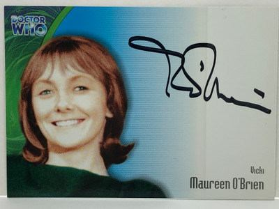 Doctor Who: SERIES 3 Autograph Trading Card: AU-10 - MAUREEN O'BRIEN as ...