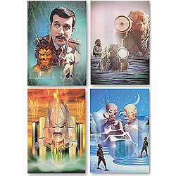 Doctor Who Classic TV UK Imported Greeting Card set #2 (4 different ...