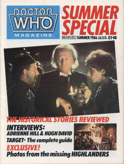 Doctor Who: 1986 Summer Special Magazine - Historical Stories Reviewed ...