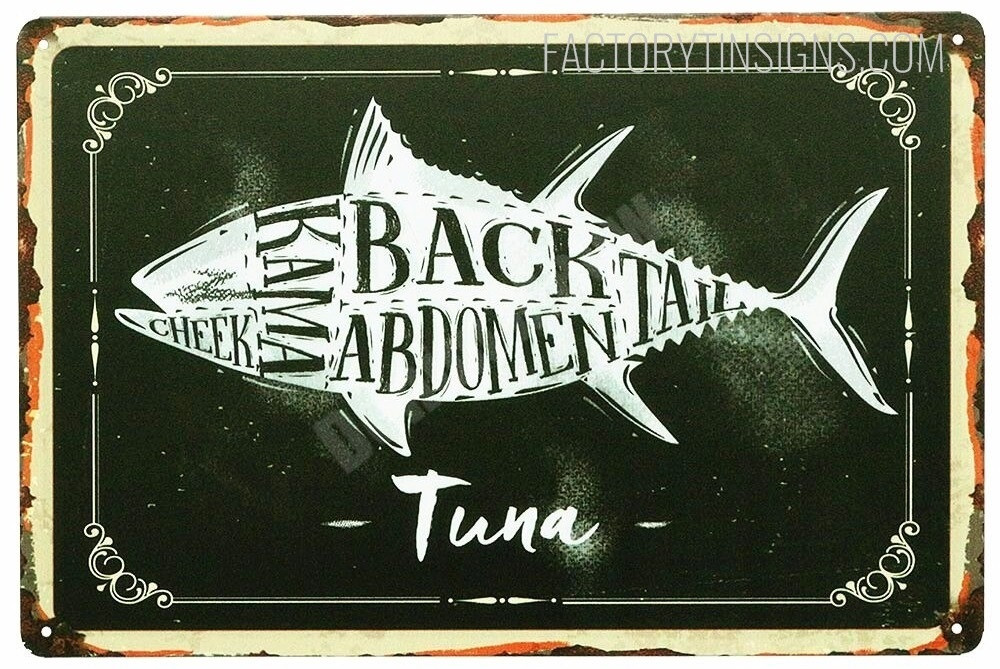 Tuna Fish Kitchen Sign
