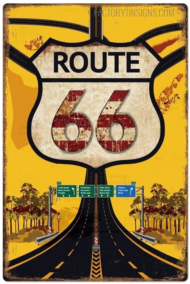Route 66 - FactoryTinSigns