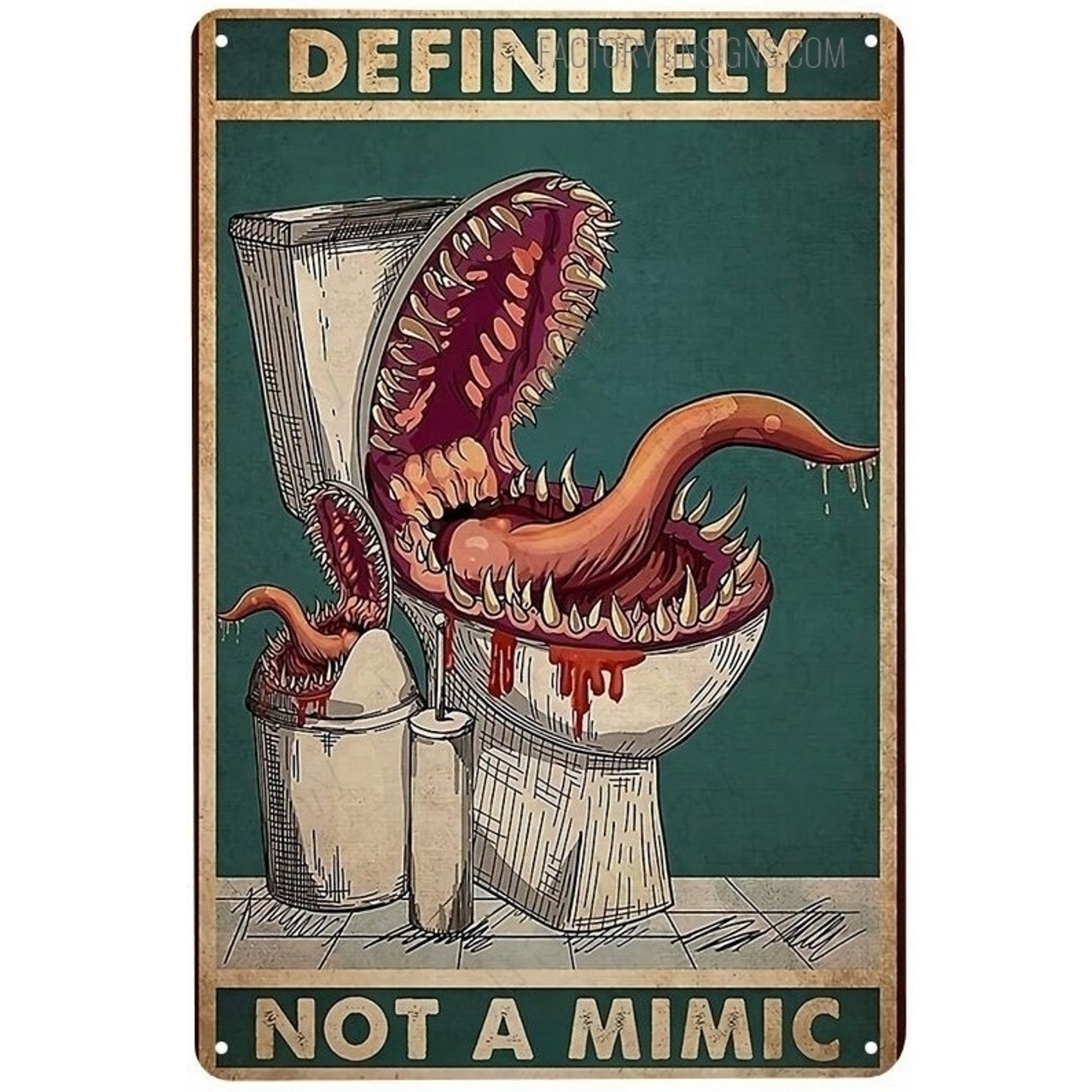 Top 4 Tin Signs for a Bathroom Makeover - FactoryTinSigns