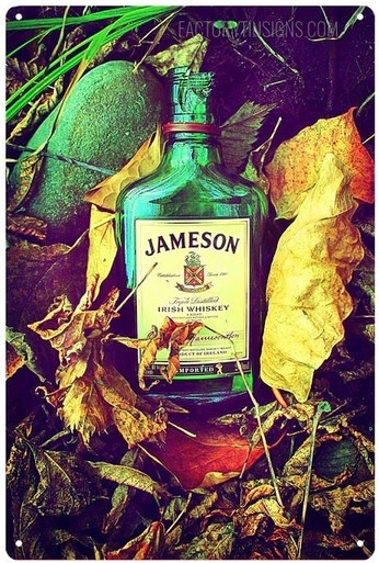 Jameson Irish Whiskey Tin Signs - FactoryTinSigns