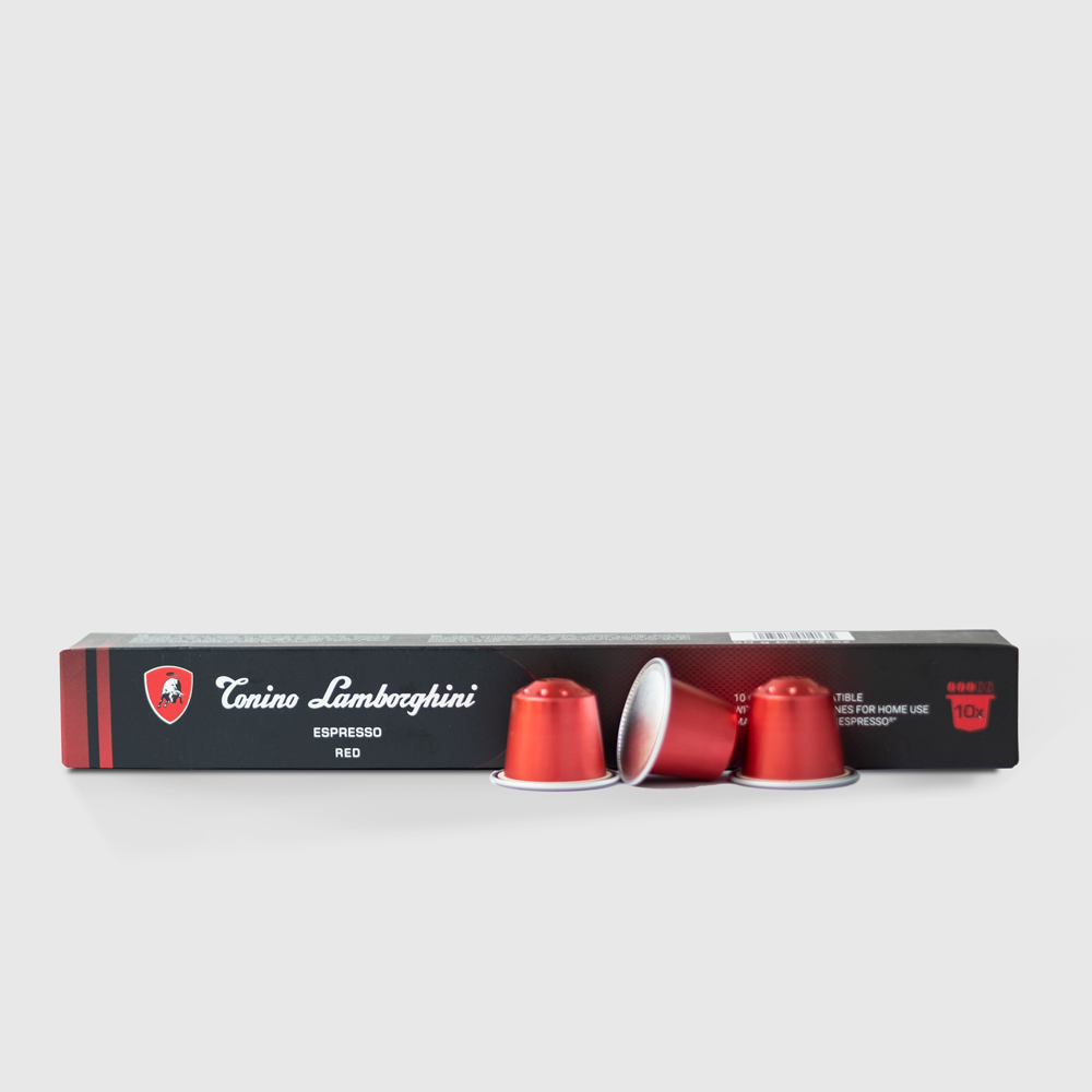 Tonino Lamborghini Red Nespresso Compatible Capsules | Doppio Coffee ...