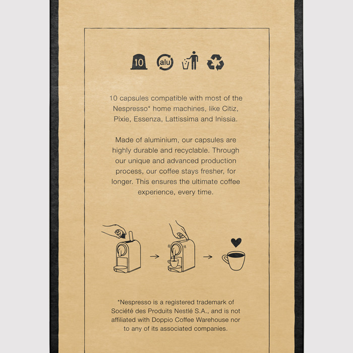 4 x Doppio House Blend - Nespresso Compatible Capsules | Doppio Coffee ...