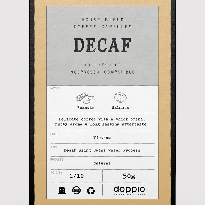 4 x Doppio House Blend - Nespresso Compatible Capsules | Doppio Coffee ...