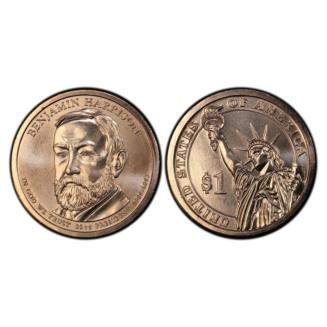 Buy 2012-P Benjamin Harrison Presidential Dollar online.