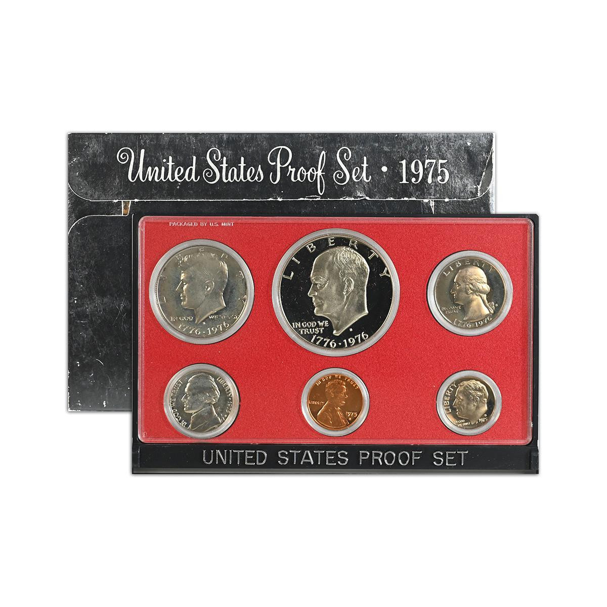 1975 Proof and Mint Set 2pc Set - The Lost Year