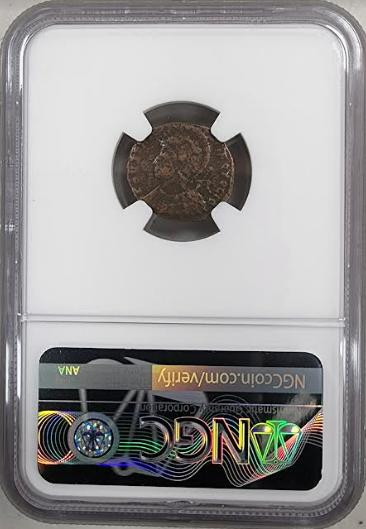 AD 330-340 Bronze Roman Constantinian Guardian Angel NGC (Coins of the ...