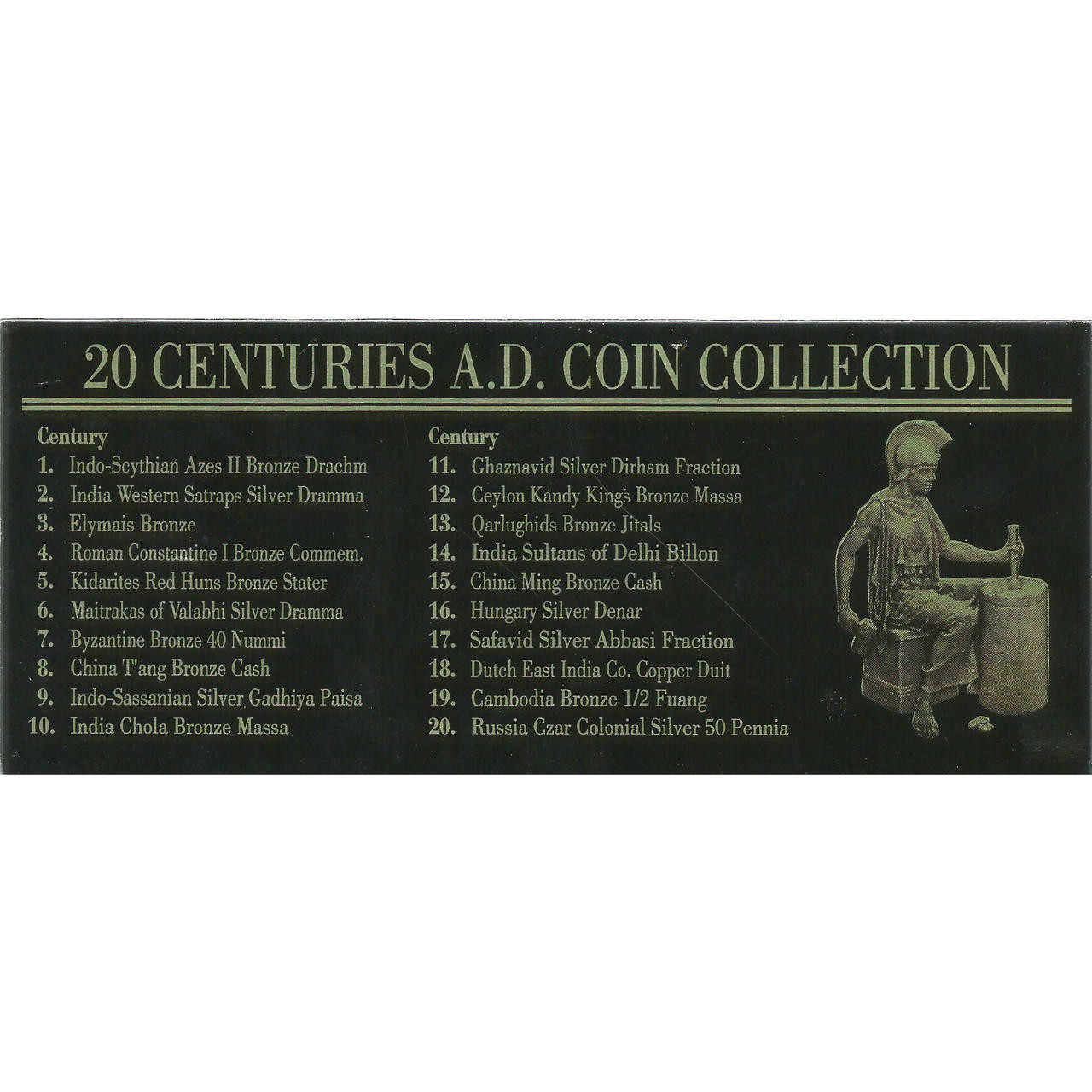 20 Coins from 20 Centuries Box: A Retrospective Collection (Twenty-Coin ...