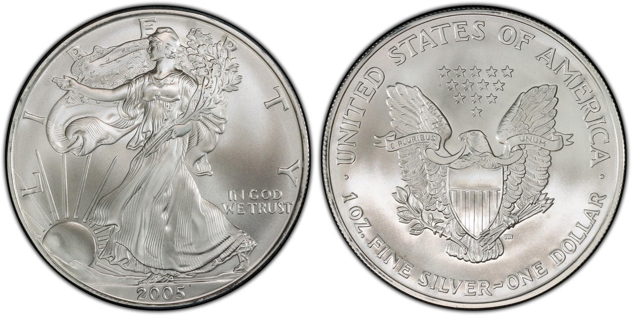 2005 Silver Eagle Brilliant Uncirculated