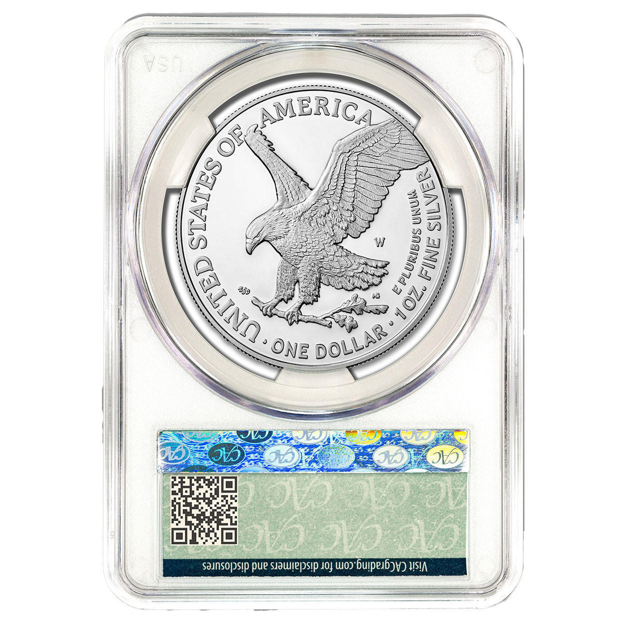 2024-W Proof Silver Eagle CAC PR70 DCAM Magnum Opus Label 1 of 20 with ...