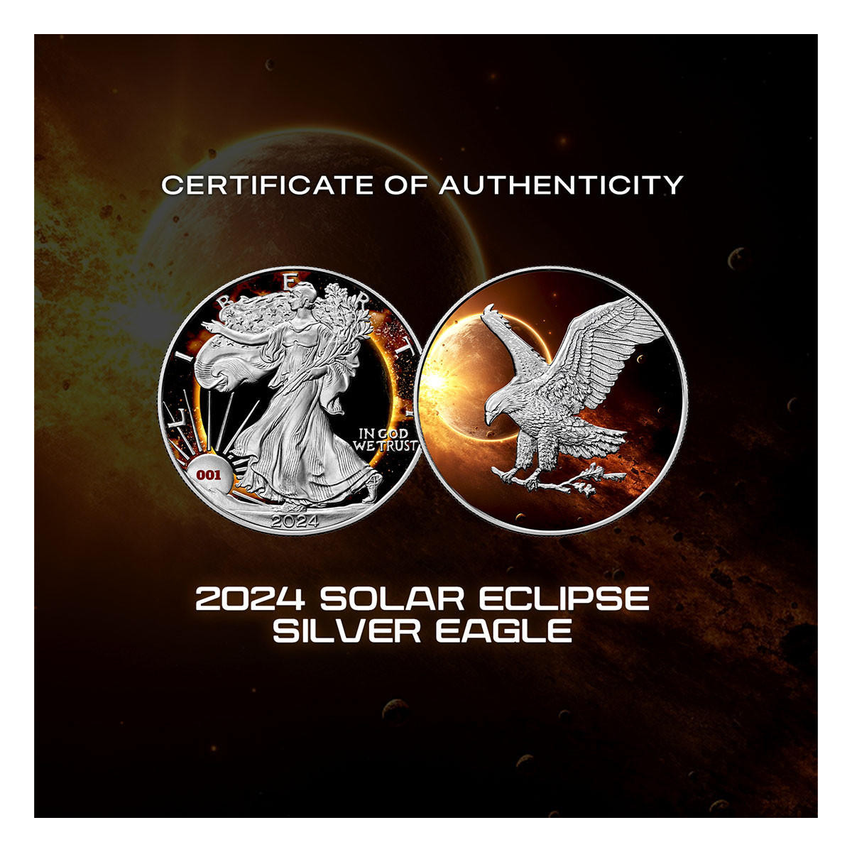 2024 Silver Eagle - Chromatics Total Eclipse
