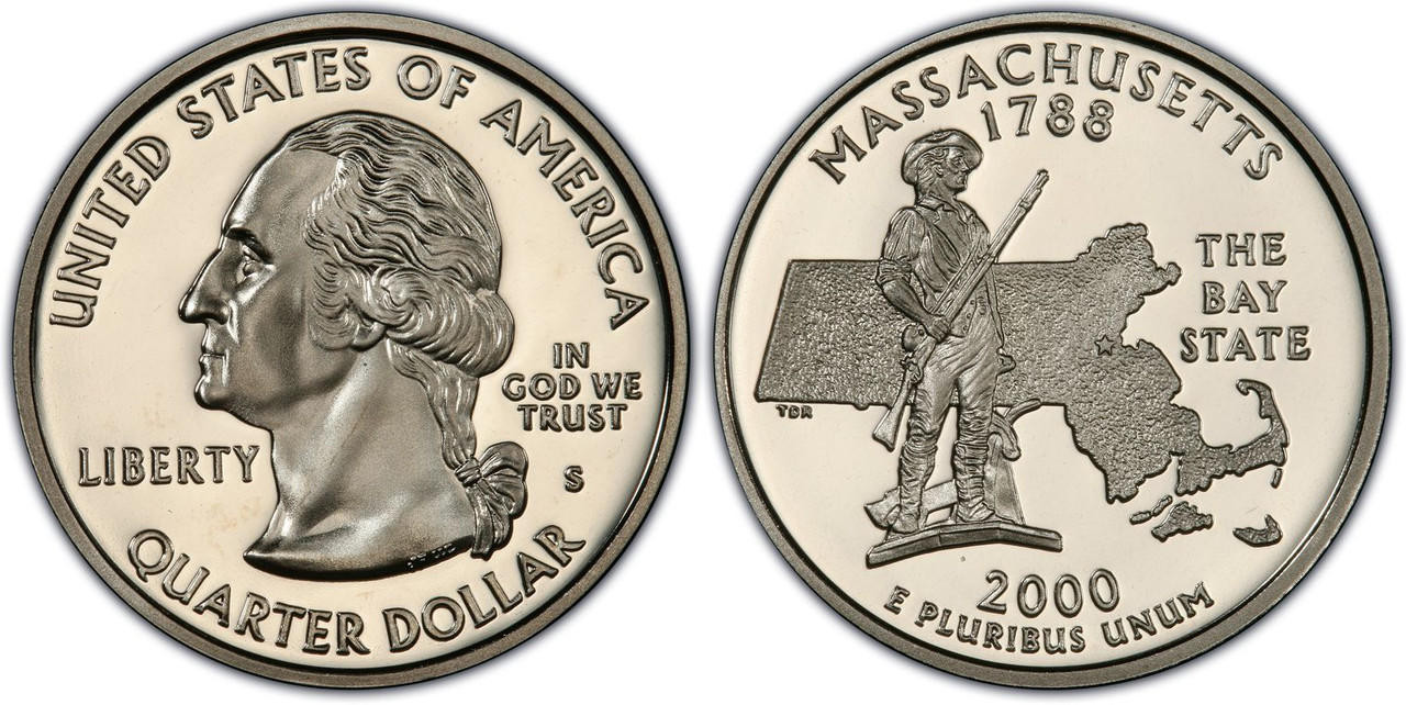 Buy 2000-S Massachusetts State Quarter Choice Proof Online