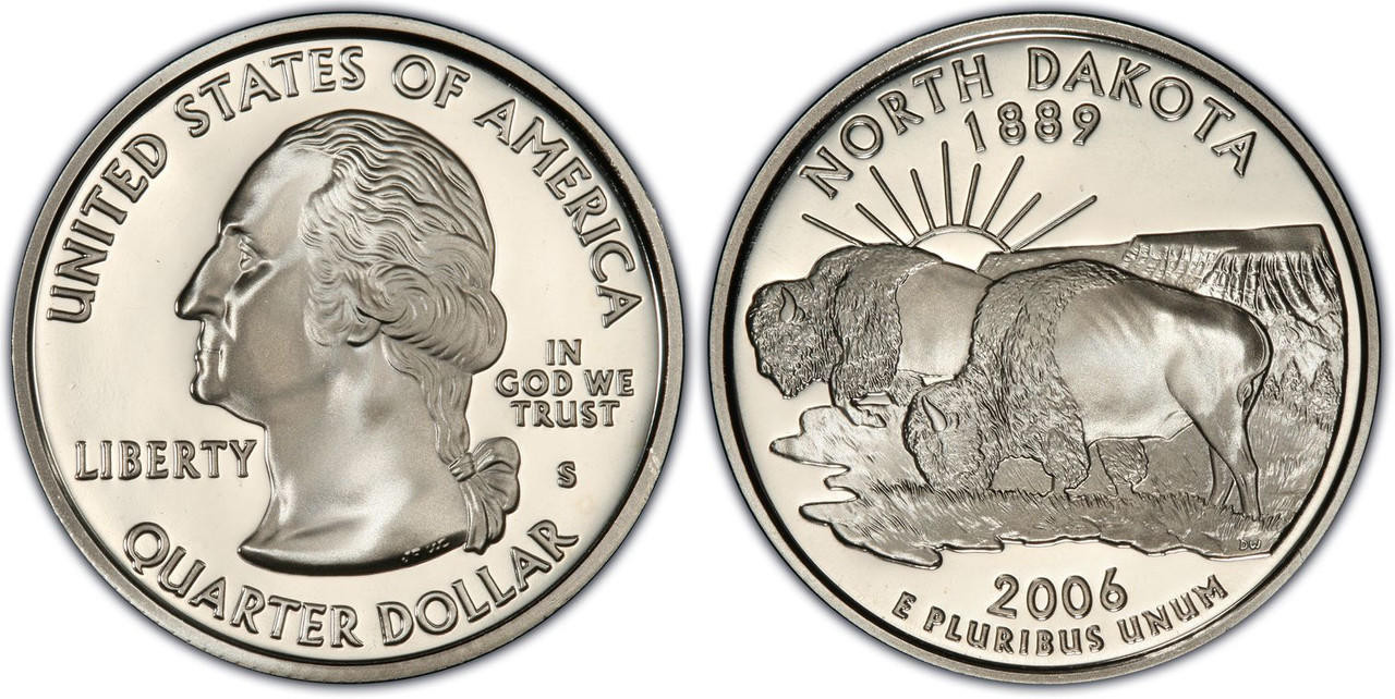 Buy 2006-S North Dakota State Quarter Choice Proof Online