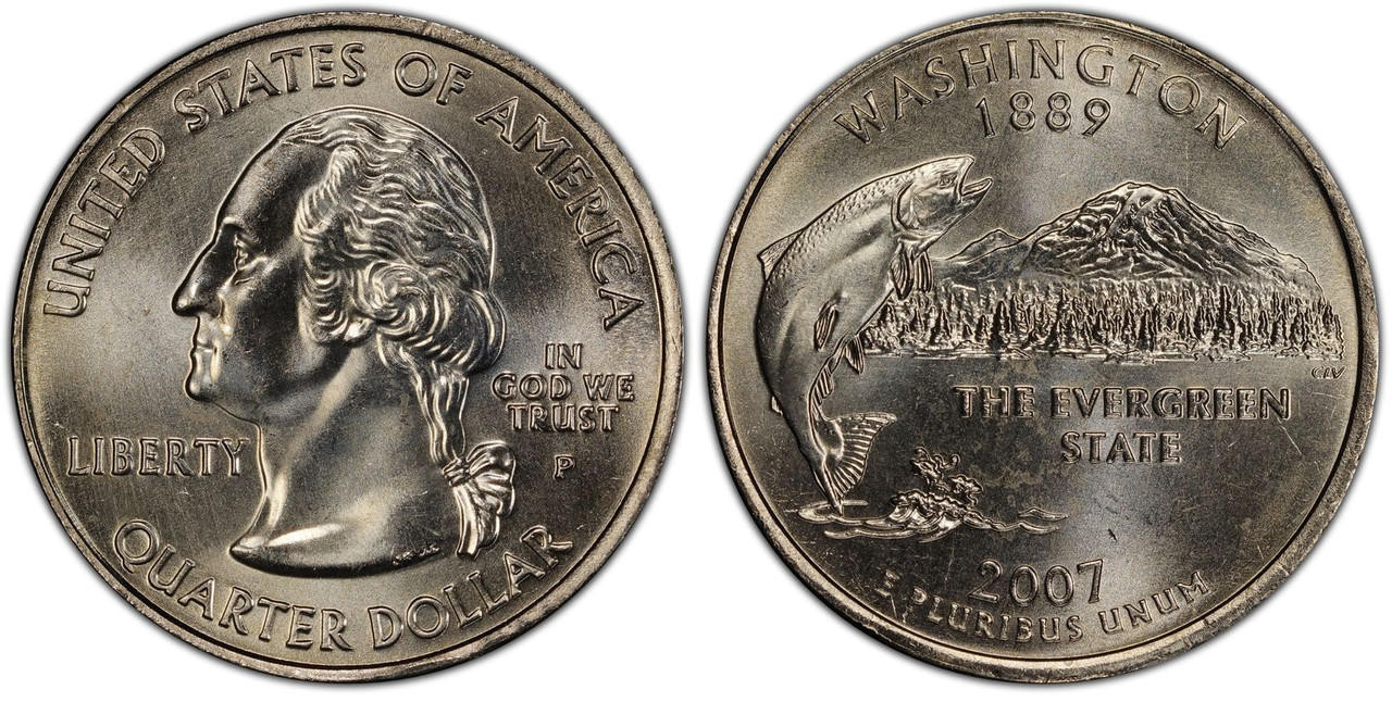 Buy 2007-P Washington State Quarter BU Online