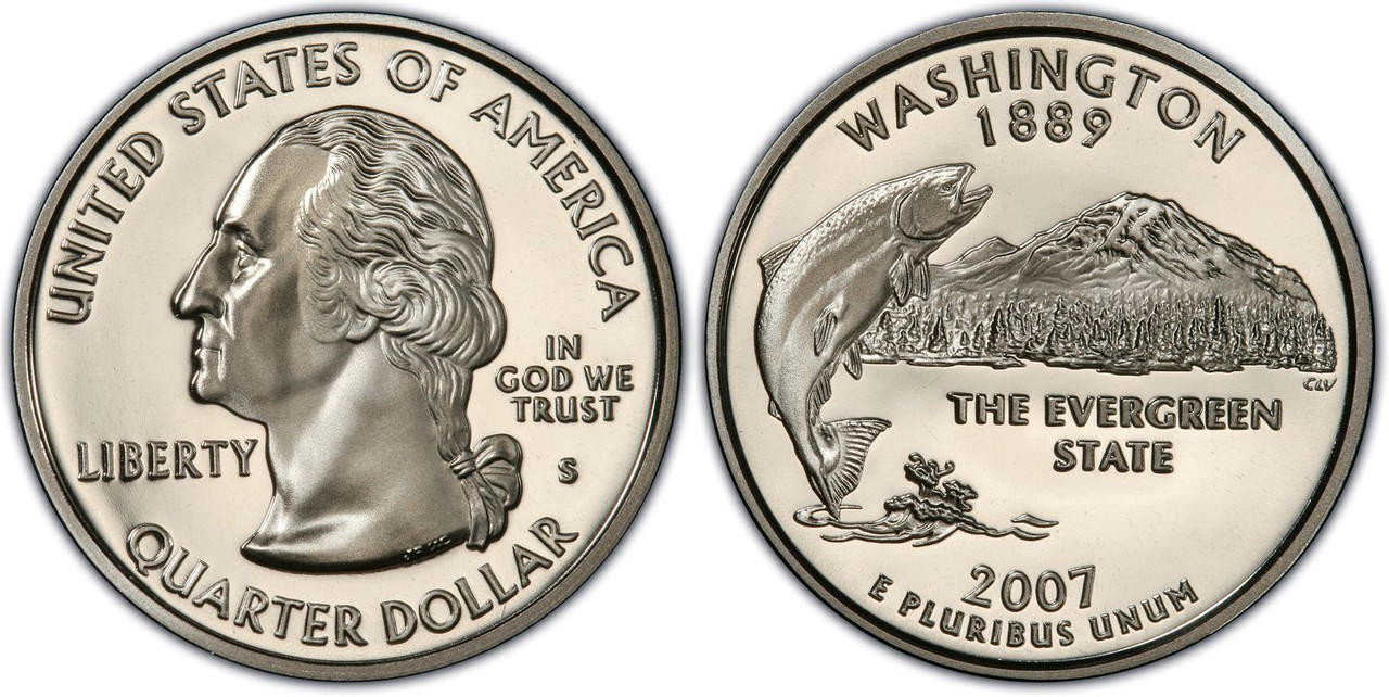 Buy 2007-S Washington State Quarter Choice Proof Online