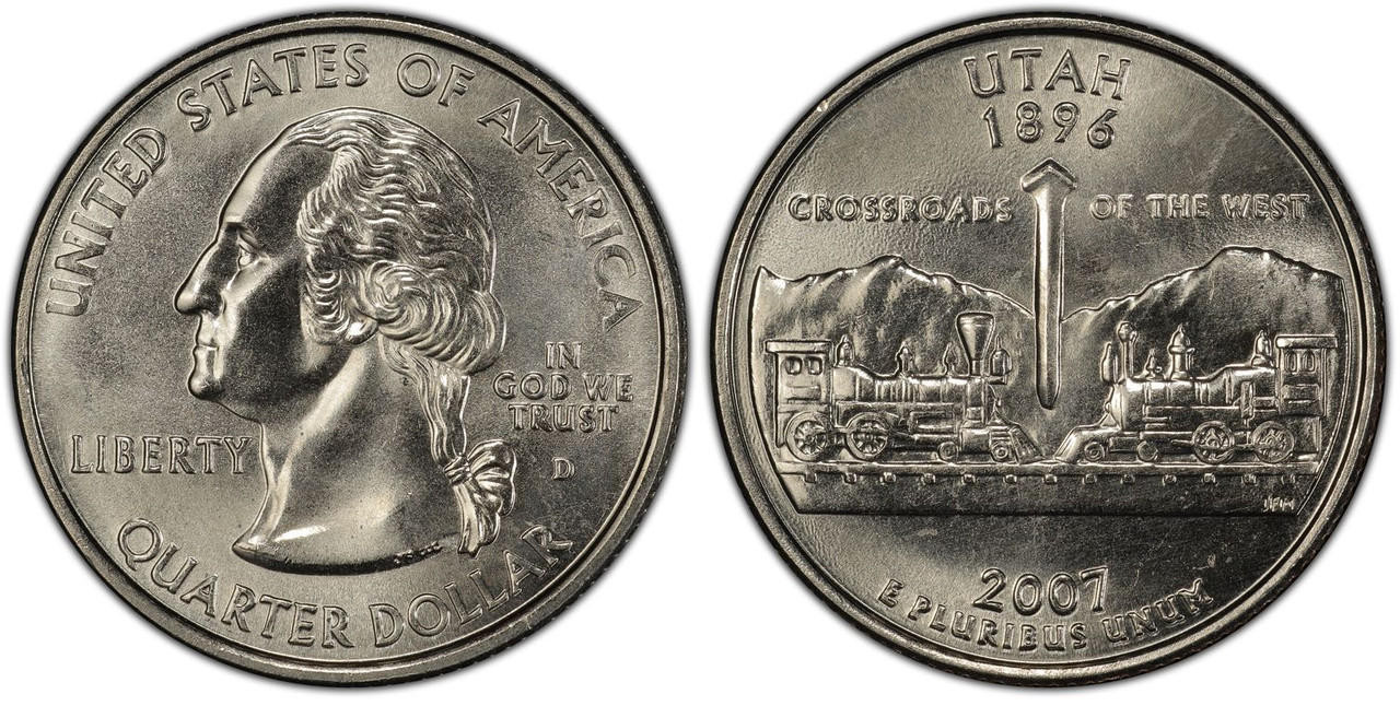 Buy 2007-D Utah State Quarter BU Online
