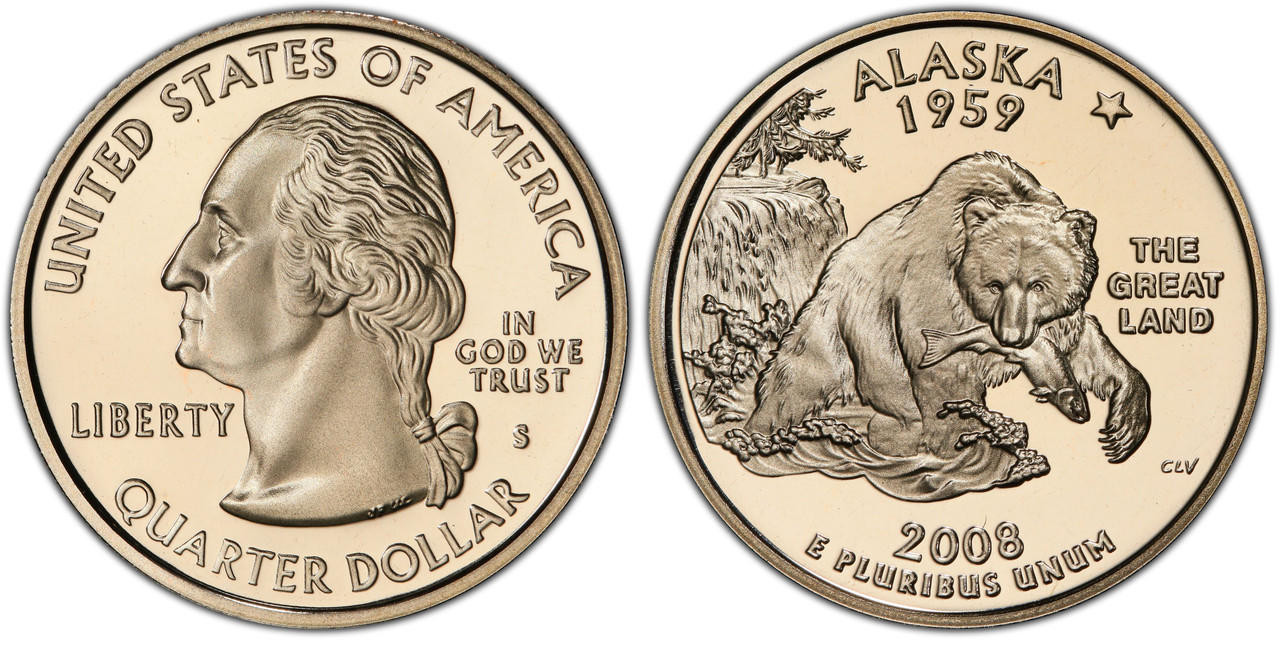 Buy 2008-S Alaska State Quarter Choice Proof Online