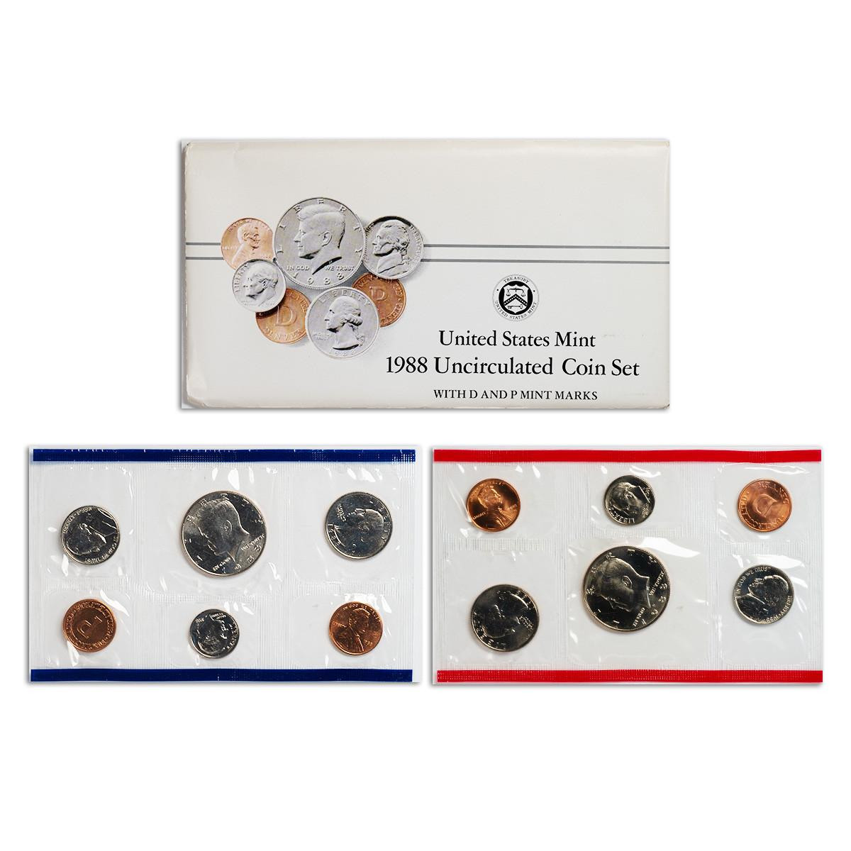 Buy 1988 U.S. Mint Set | Bullion Shark Authorized Rare Coin Dealer